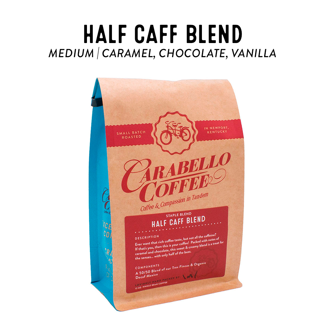 Half Caff Coffee Blend – Carabello Coffee