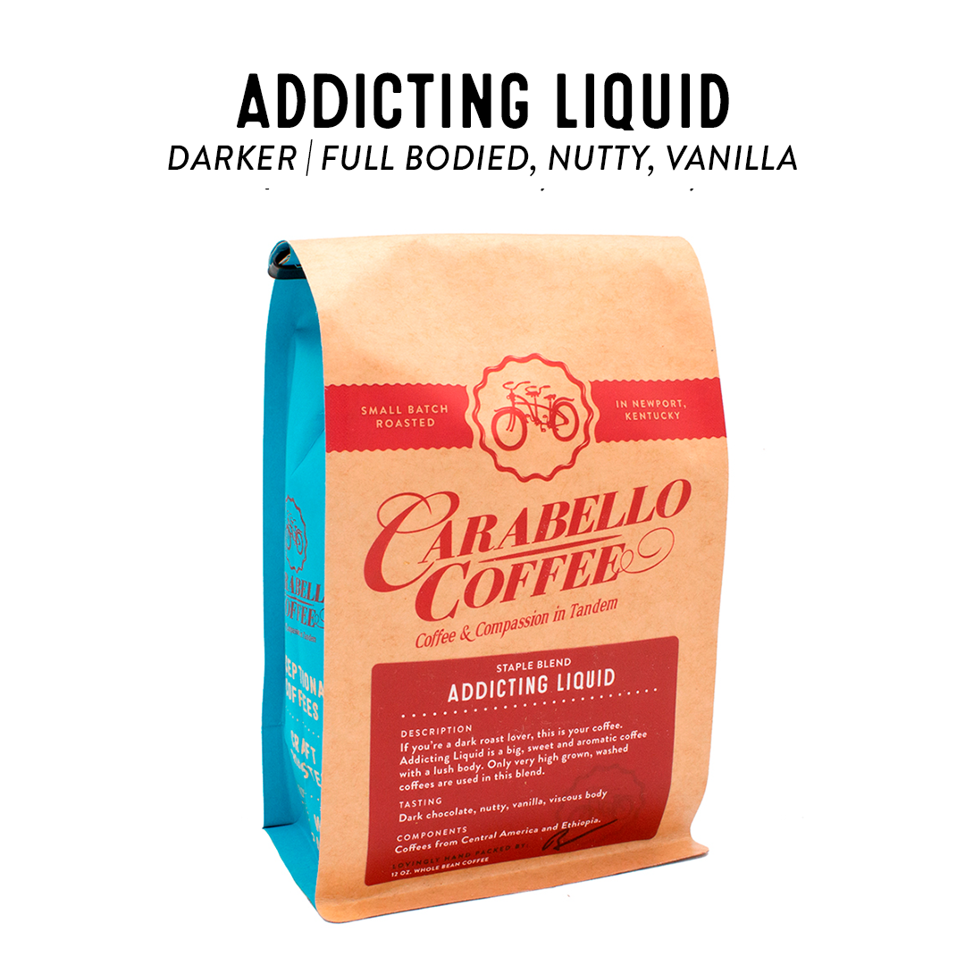 Addicting Liquid Dark Roast Blend – Carabello Coffee